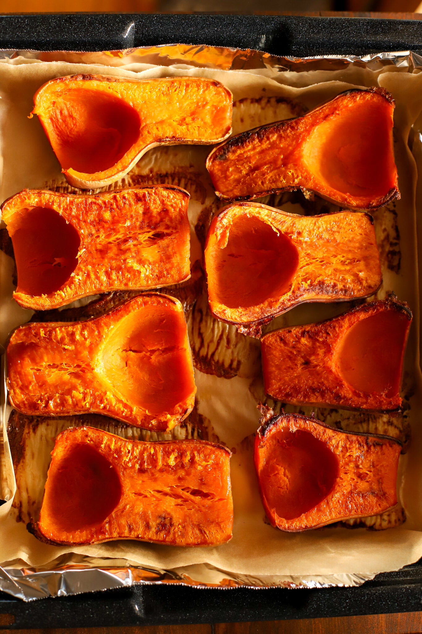 Roasted Garlic Butter Butternut Squash - Heritage Home Farmstead